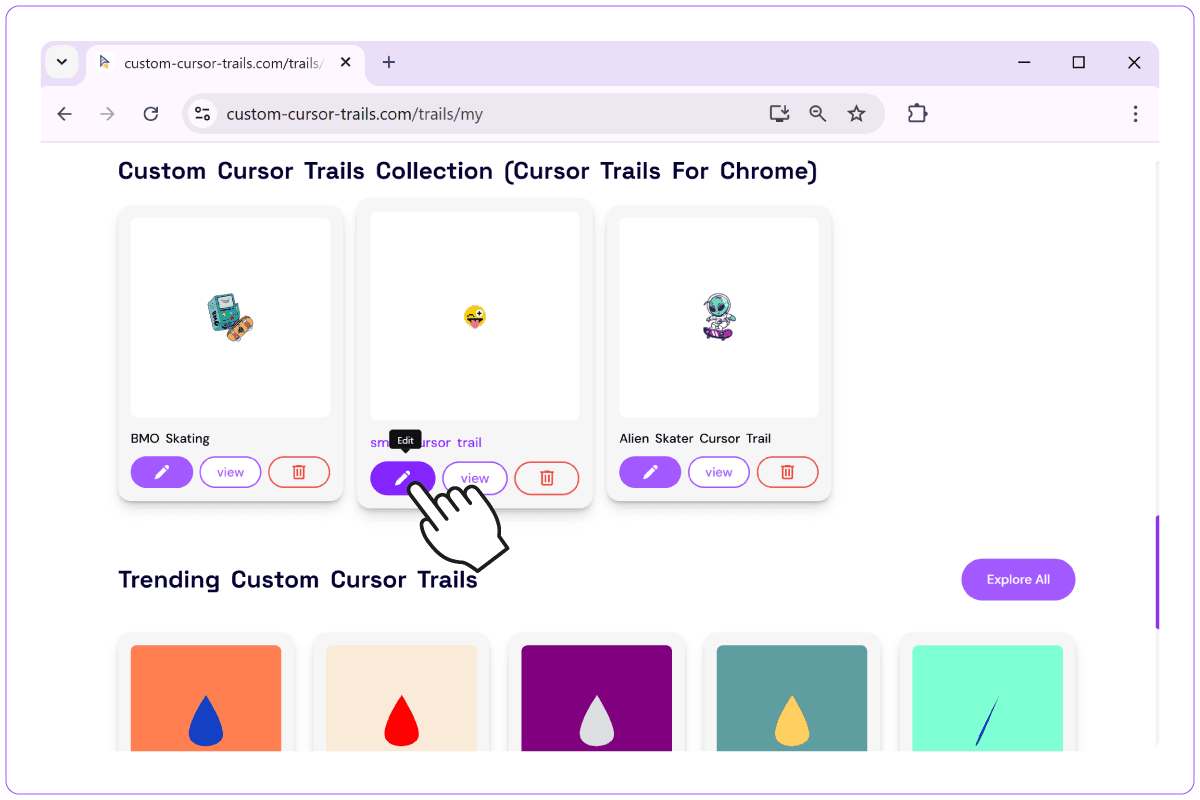 How To Manage Your Trails? - Custom Cursor Trails