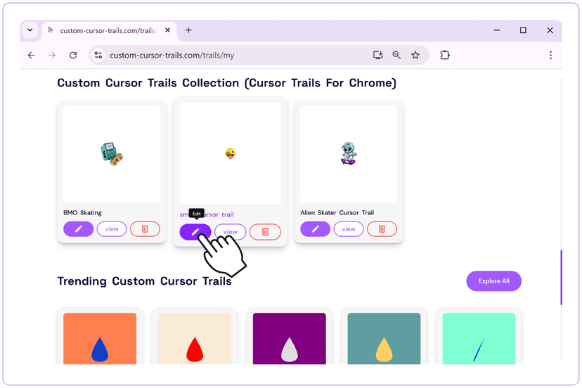 How To Manage Your Trails? - Custom Cursor Trails