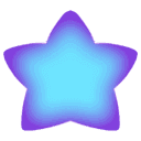 Blue Star Cursor Trail - Custom Cursor Trails