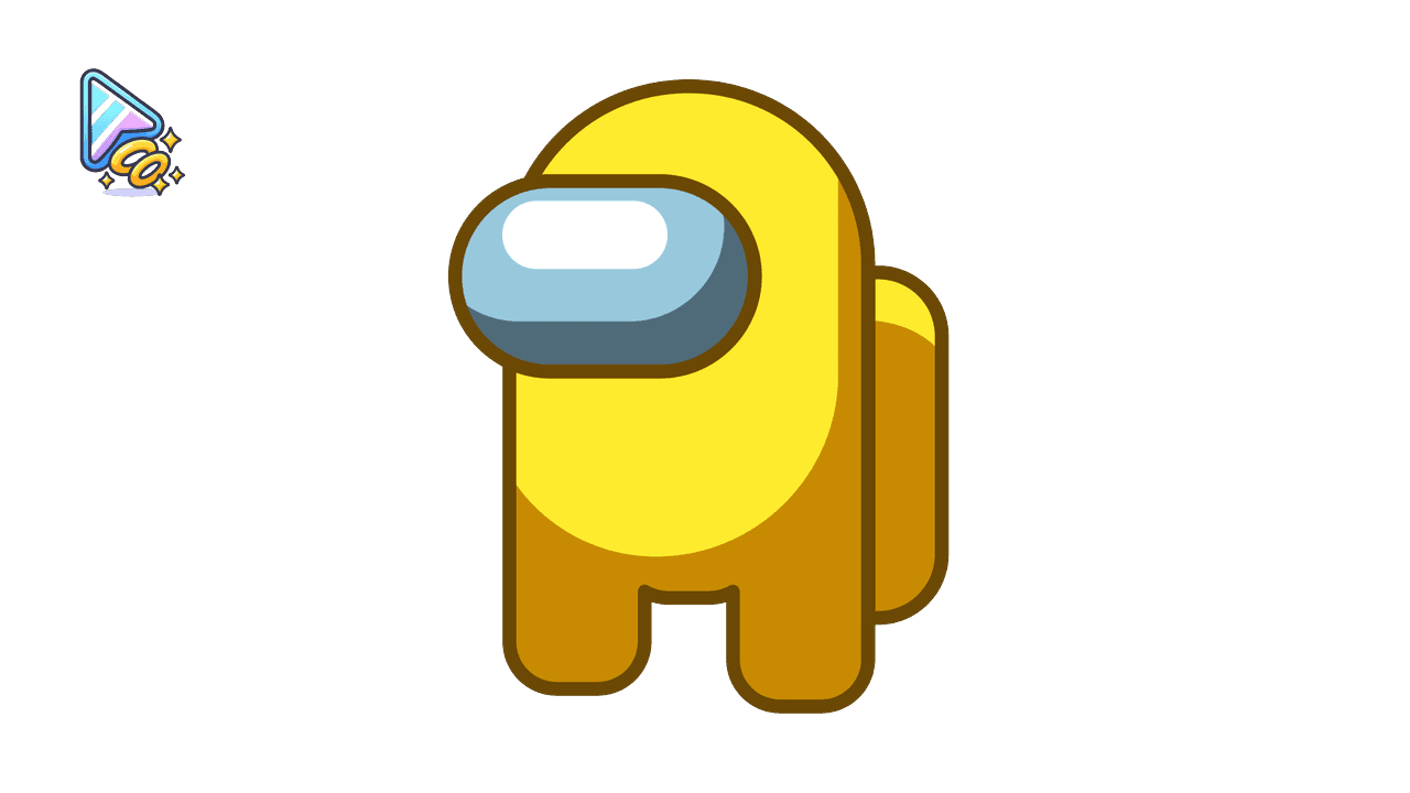 Yellow Among Us Custom Cursor Trail - Custom Cursor Trail | Animated Cursor Effect